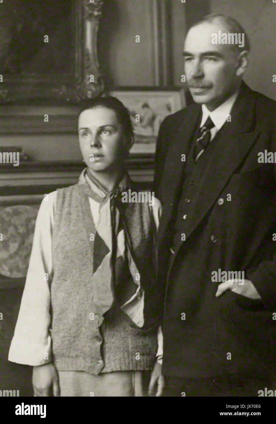 Lopokova and Keynes 1920s Stock Photo - Alamy