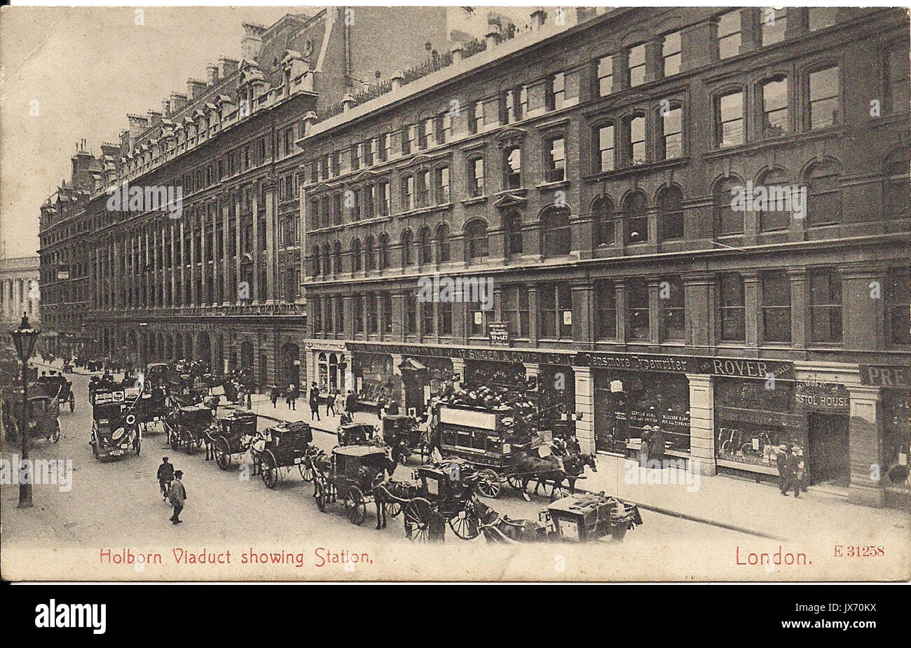 Holborn Viaduct railway station Stock Photo - Alamy