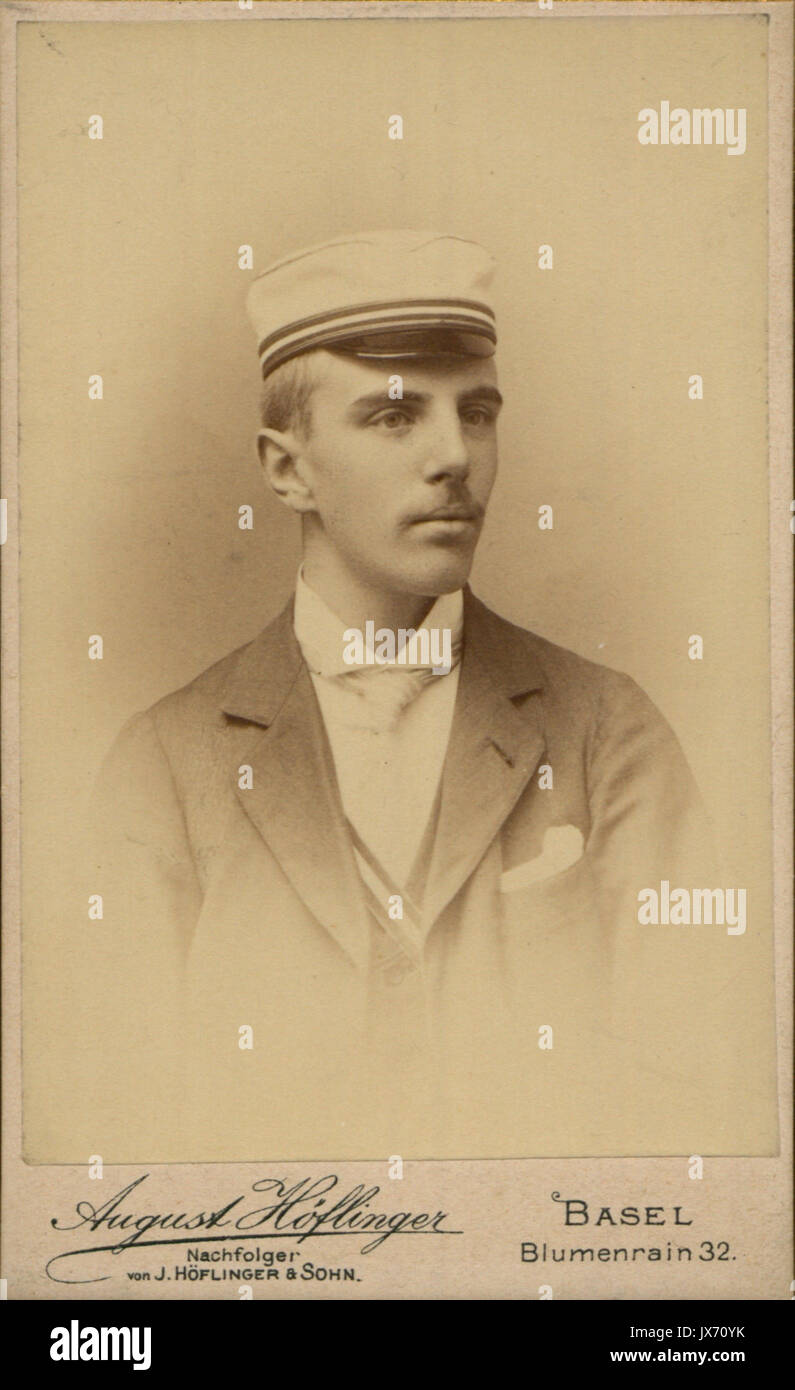 This portrait of R. Riggenbach, created in 1882, is housed at the ...