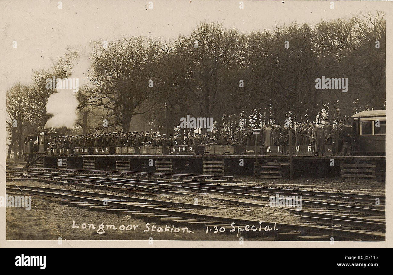 Longmoor Downs railway station Stock Photo - Alamy