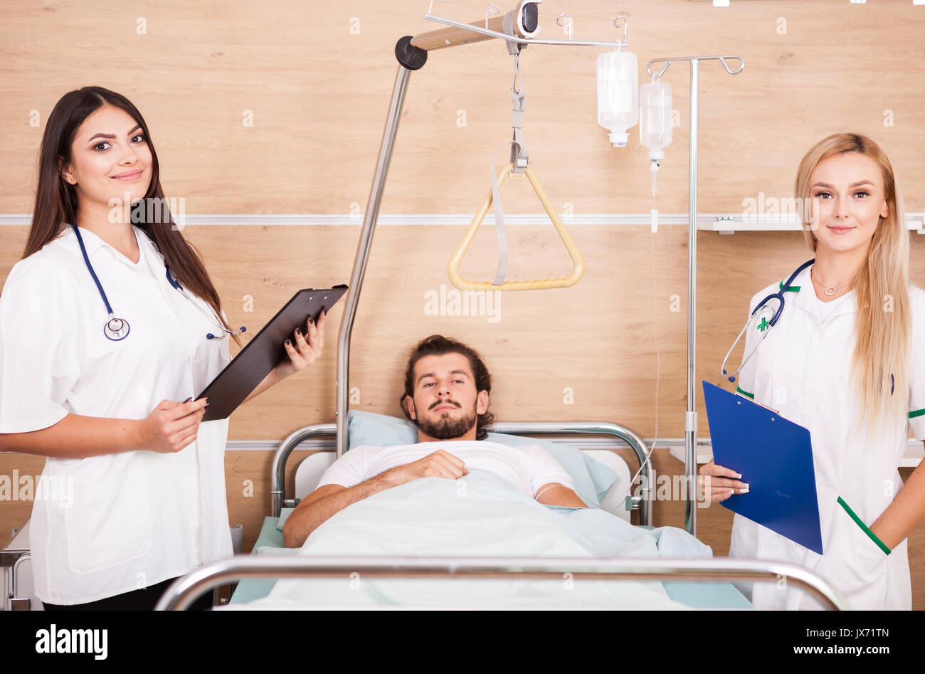 Nurse next patient in hi-res stock photography and images - Alamy