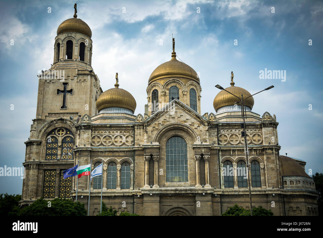 Dormition of the Mother of God Cathedral in Varna Bulgaria Stock Photo ...