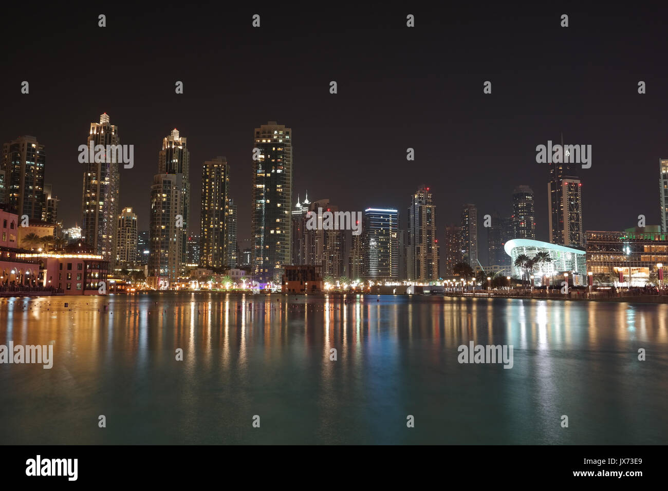 Souk Al Bahar shopping center at nighttime Stock Photo - Alamy