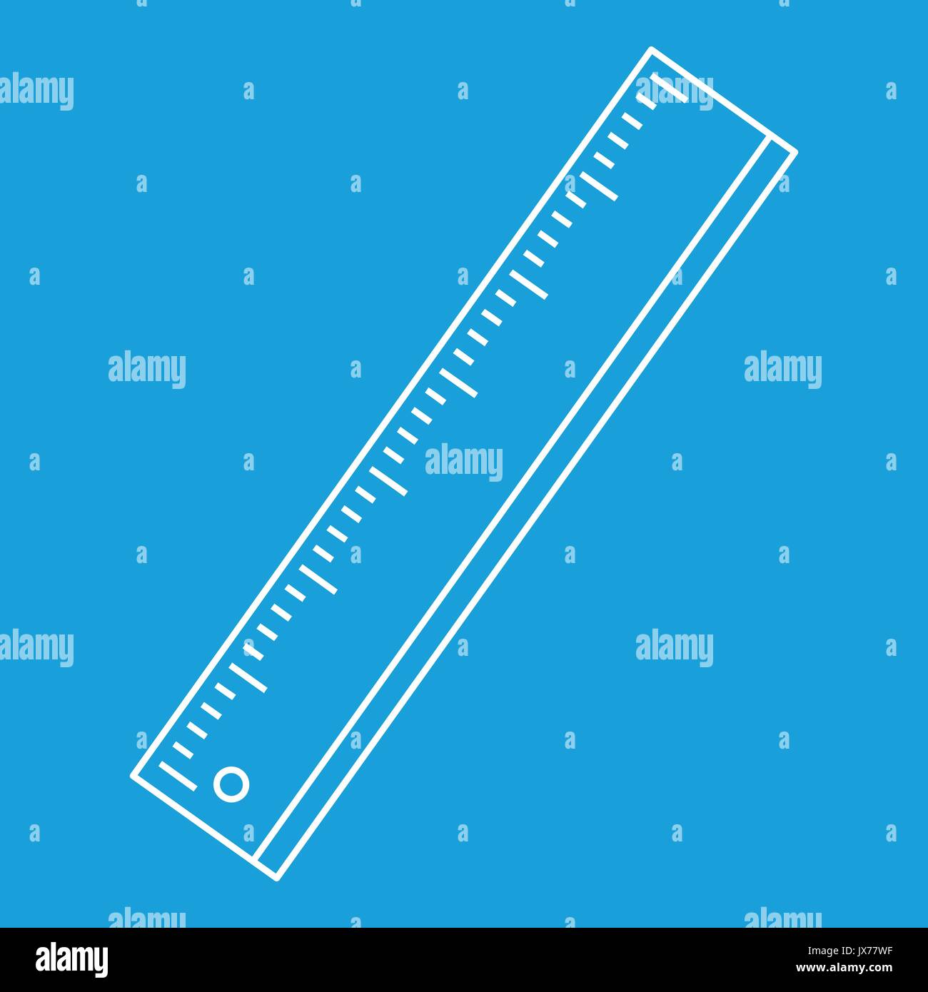 Ruler icon, outline style Stock Vector Image & Art - Alamy