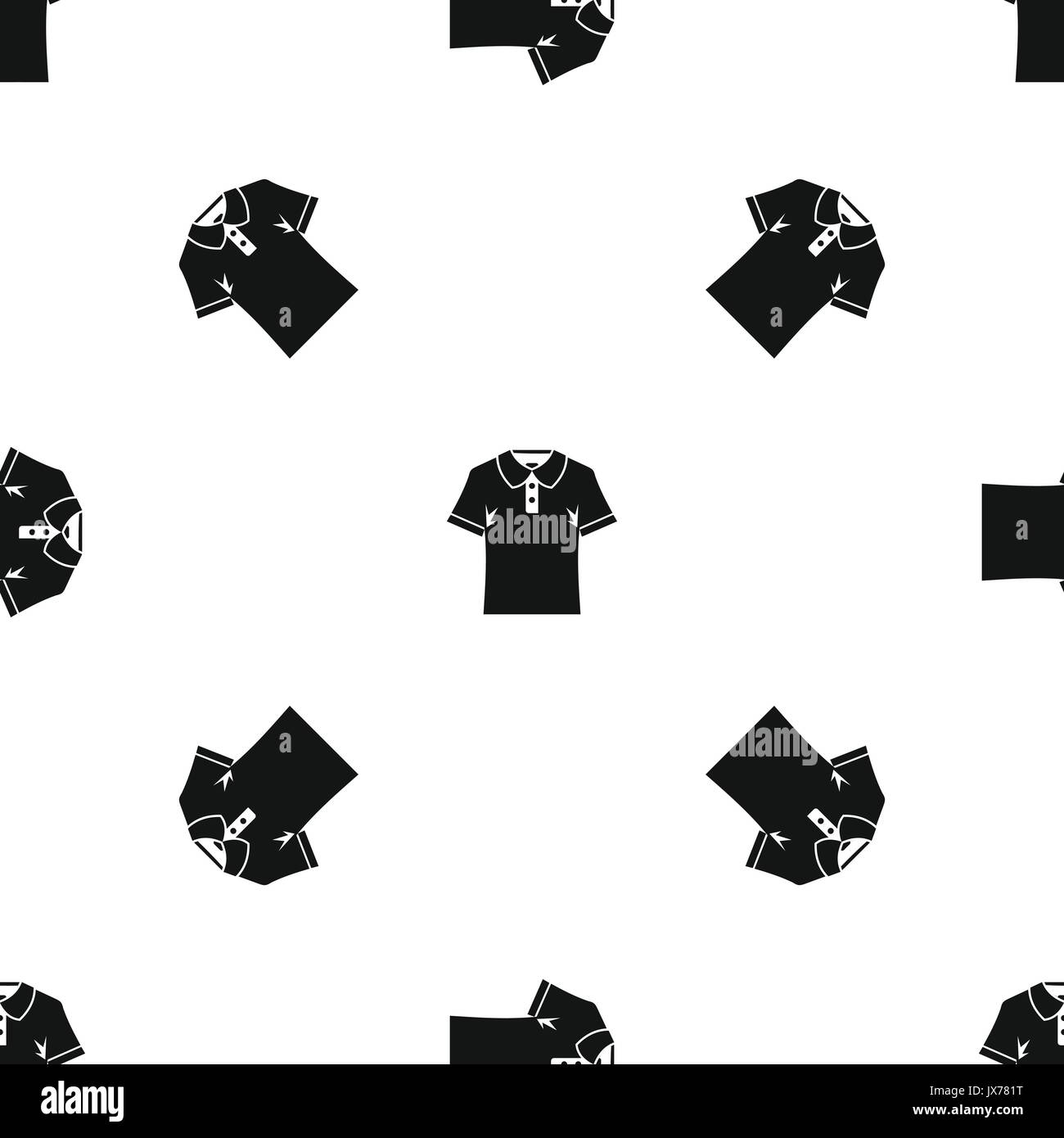 Men polo shirt pattern seamless black Stock Vector Image & Art - Alamy