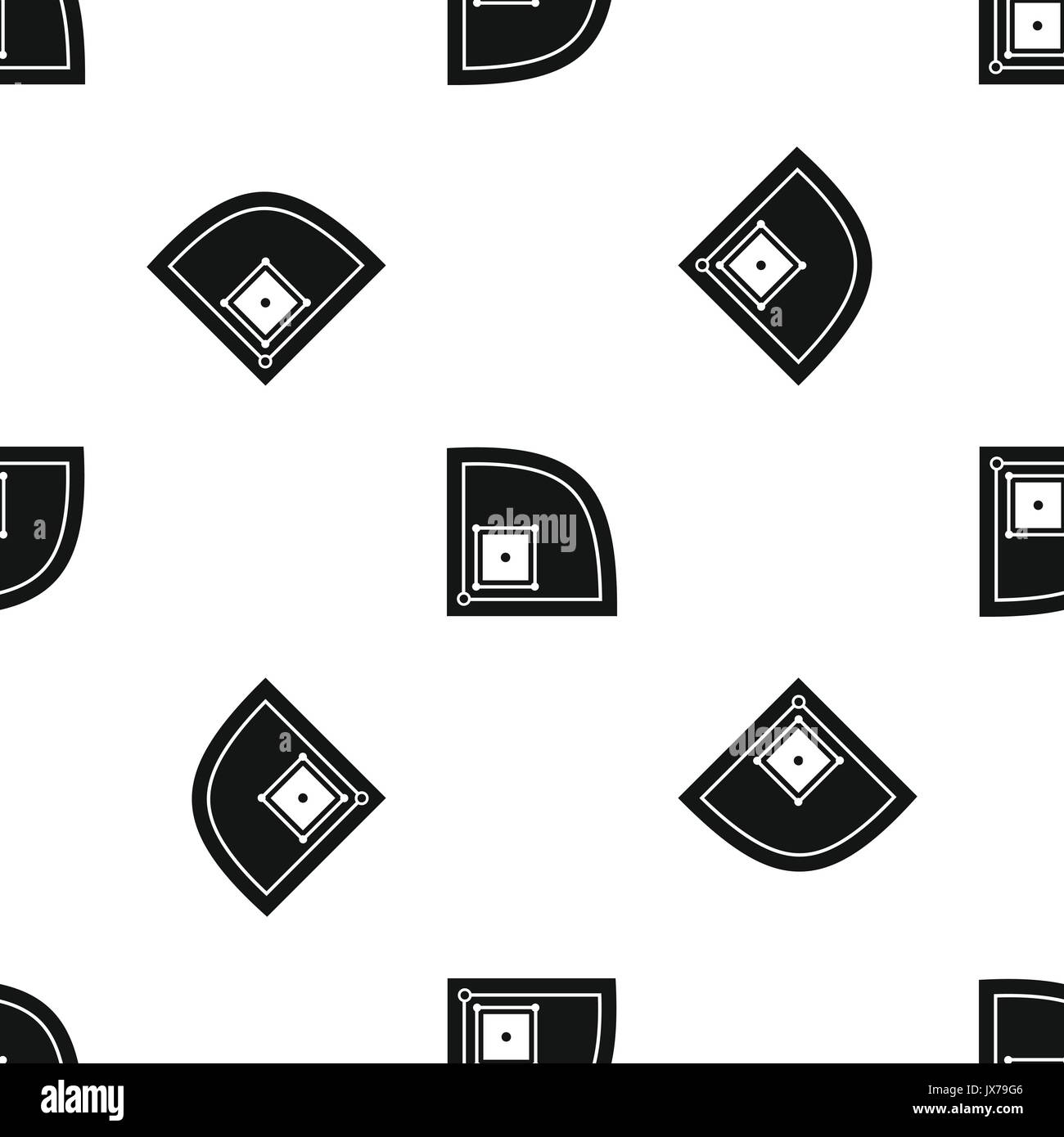 Baseball field pattern seamless black Stock Vector Image & Art - Alamy