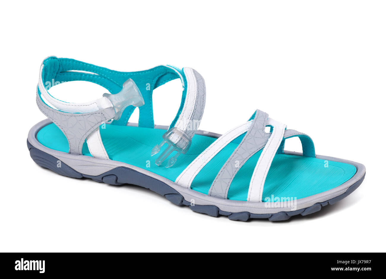 Summer sandal isolated on white background Stock Photo - Alamy