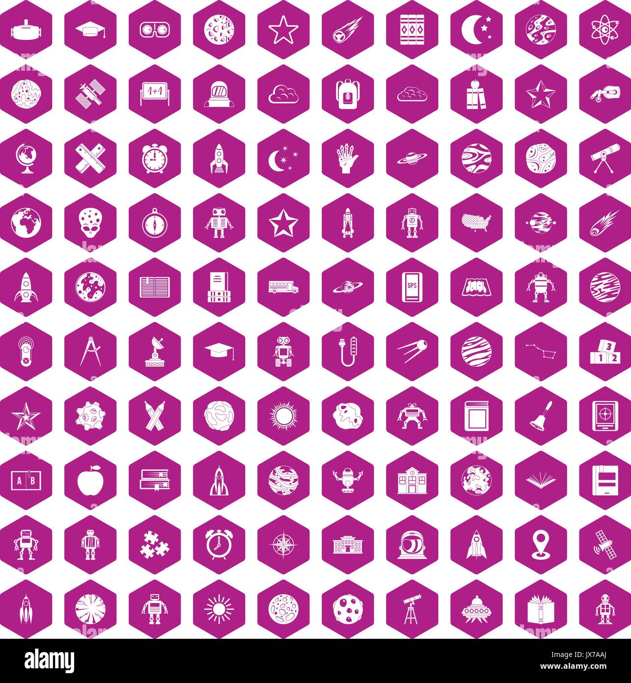 Gps hexagon Stock Vector Images - Alamy