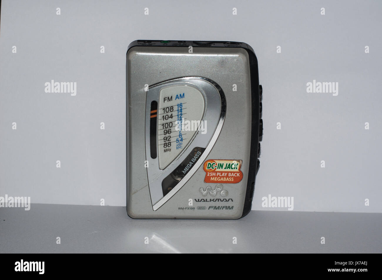 Surabaya,Indonesia - 12 august : this is an old walkman that i used ...