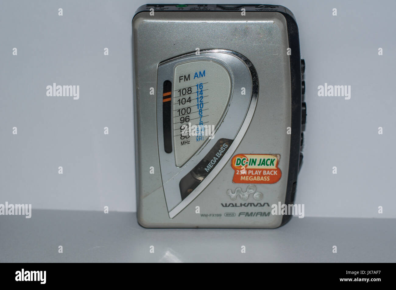 Surabaya,Indonesia - 12 august : this is an old walkman that i used ...