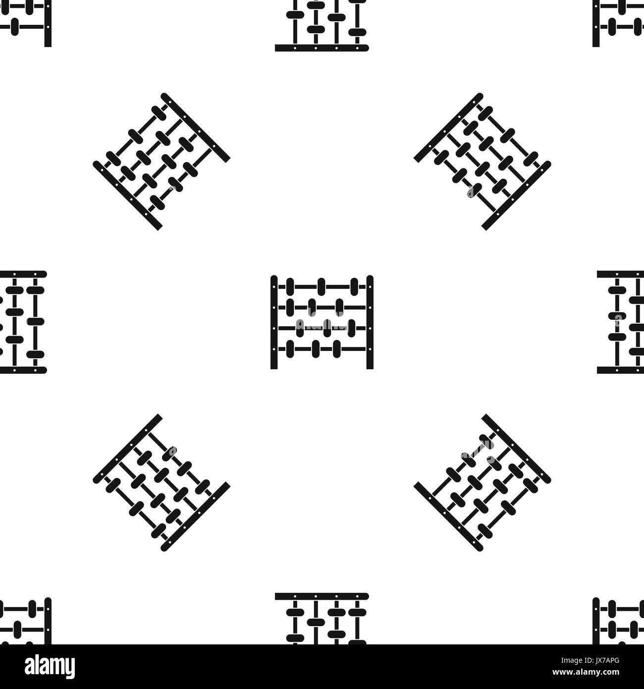 Children abacus pattern seamless black Stock Vector Image & Art - Alamy
