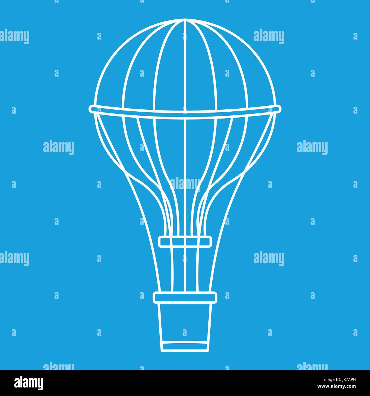 Aerostat balloon icon, outline style Stock Vector Image & Art - Alamy