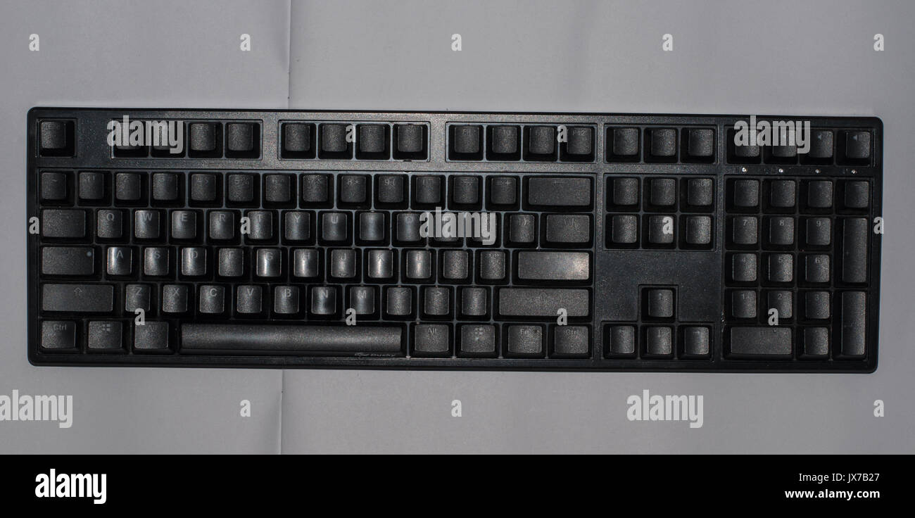 Surabaya,Indonesia - 12 august : this is my mechanical keyboard ...