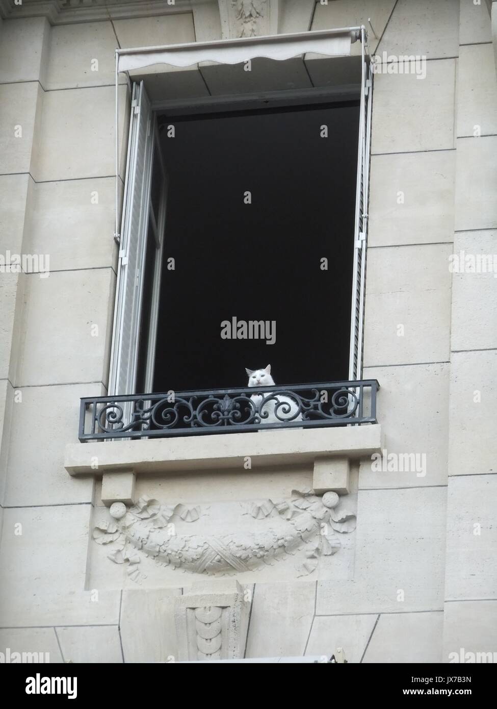 Paris window balcony hi-res stock photography and images - Alamy