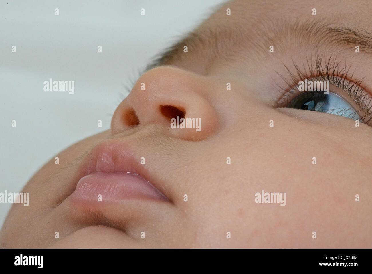 A two-month-old baby girl Stock Photo - Alamy