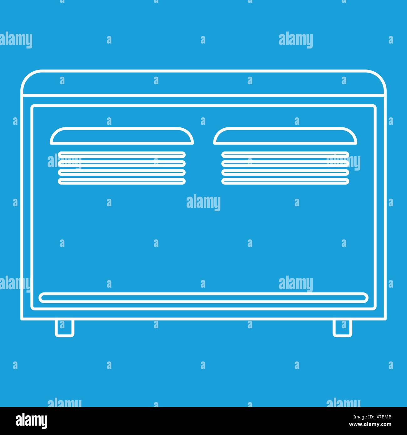 Convector heater icon, outline style Stock Vector Image & Art - Alamy