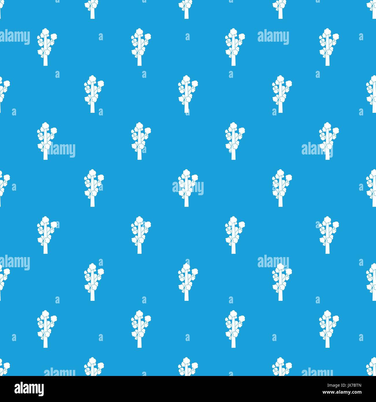 Tree pattern seamless blue Stock Vector Image & Art - Alamy