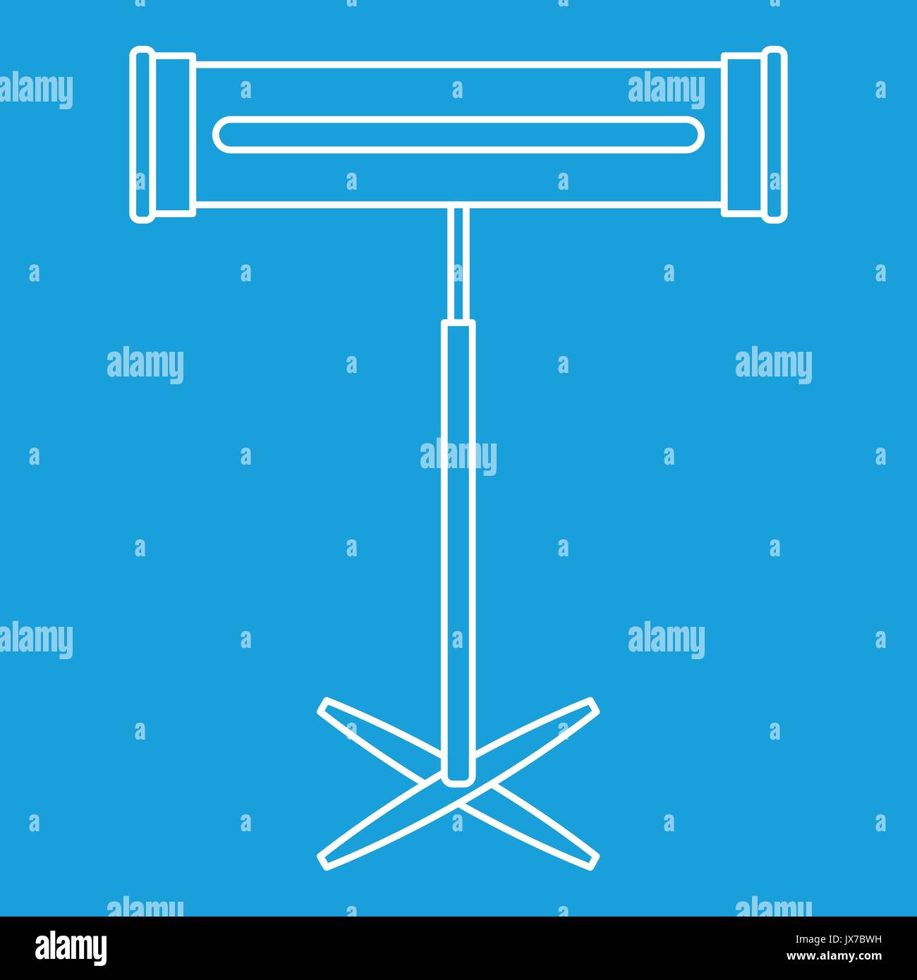 Halogen or infrared heater icon, outline style Stock Vector Image & Art ...
