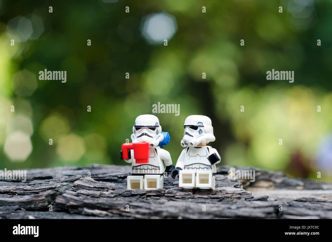 lego storm troopers having a drink Stock Photo - Alamy