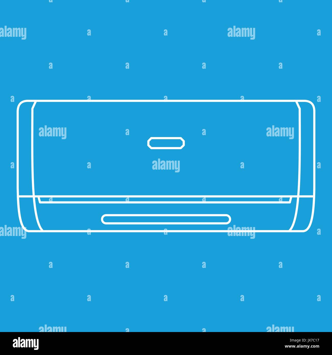 Air conditioner machine icon, outline style Stock Vector Image & Art ...