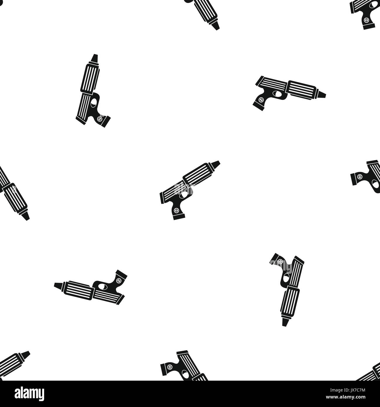 Toy gun black children Stock Vector Images - Alamy