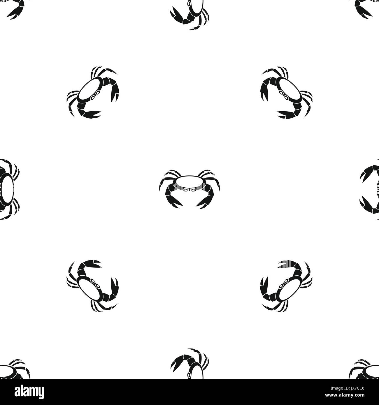 Raw crab pattern seamless black Stock Vector Image & Art - Alamy
