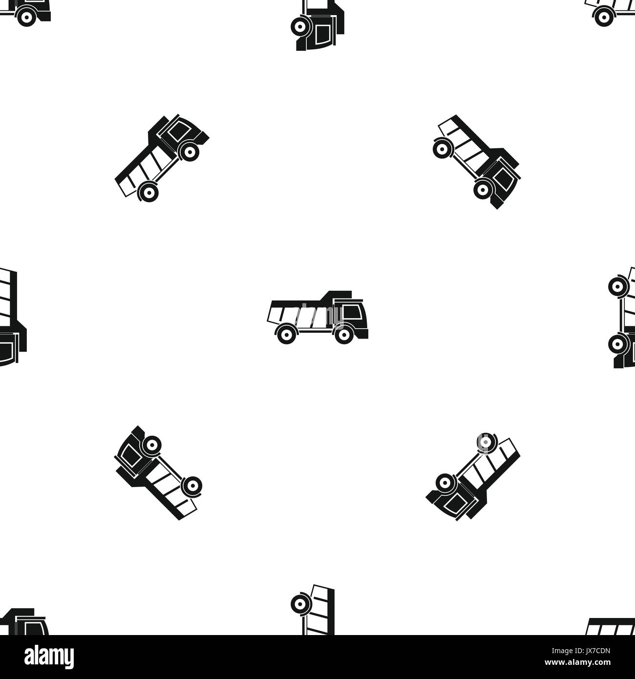 Toy truck pattern seamless black Stock Vector Image & Art - Alamy