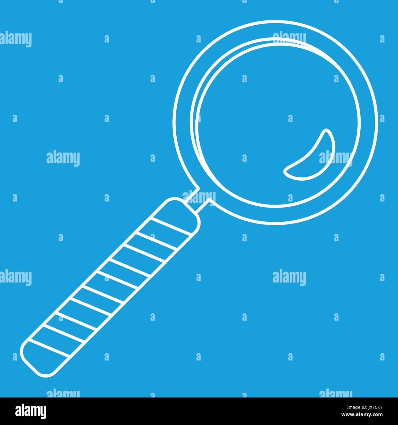 Magnify icon, outline style Stock Vector Image & Art - Alamy