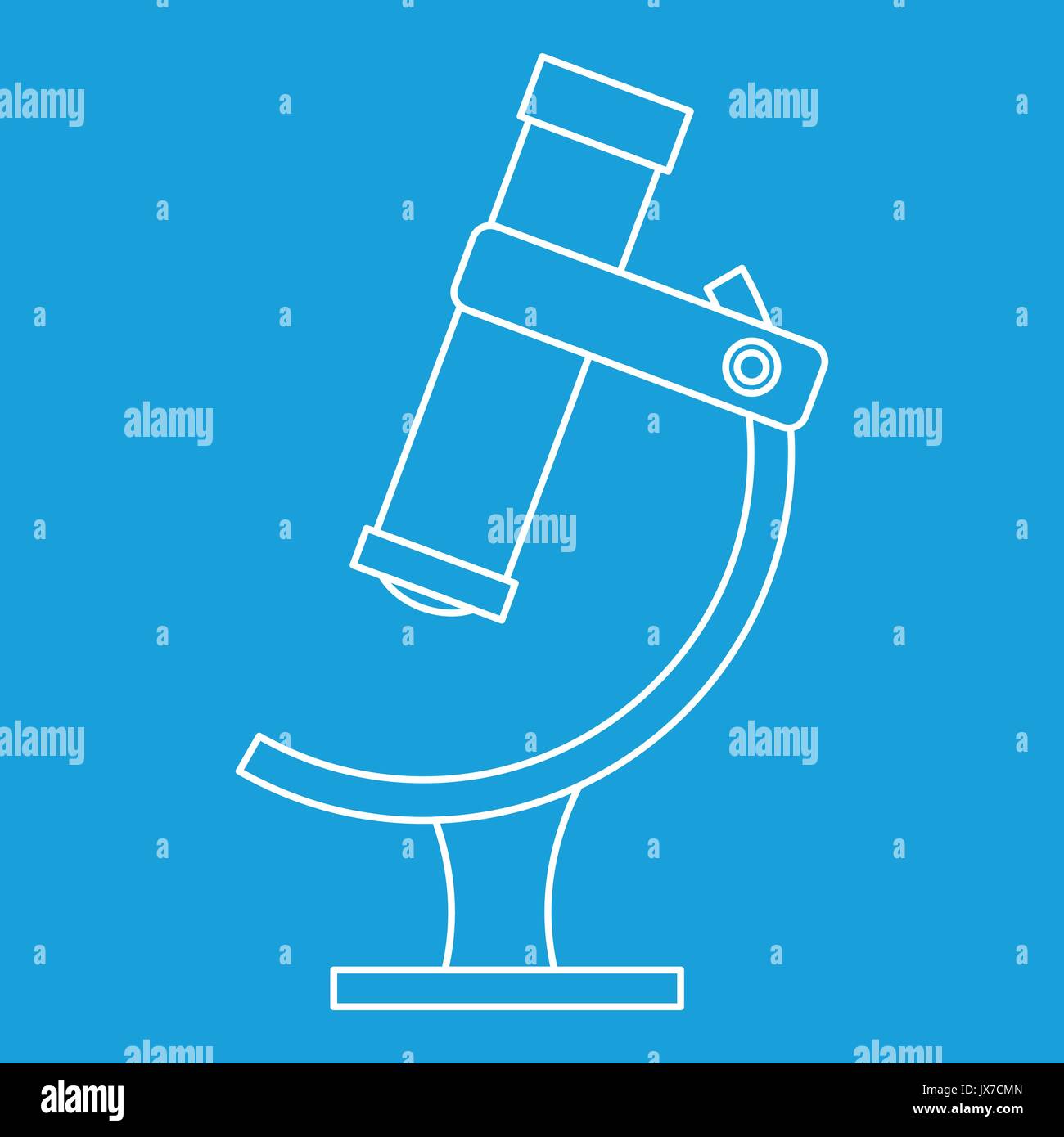Microscope icon, outline style Stock Vector Image & Art - Alamy