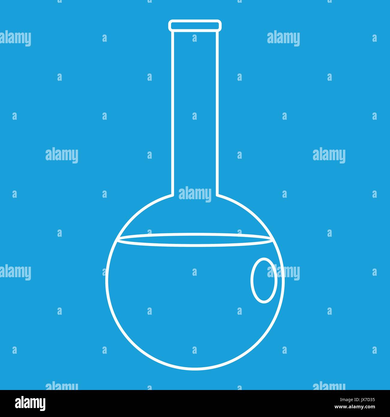 Chemical beaker icon, outline style Stock Vector Image & Art - Alamy