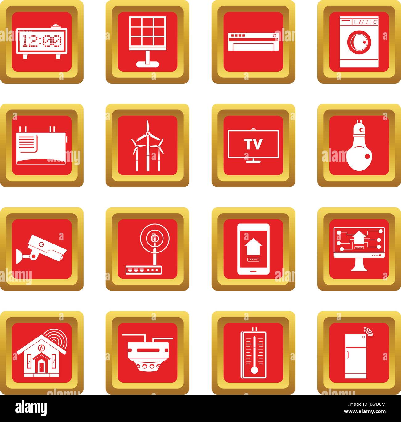 Red locks Stock Vector Images - Alamy