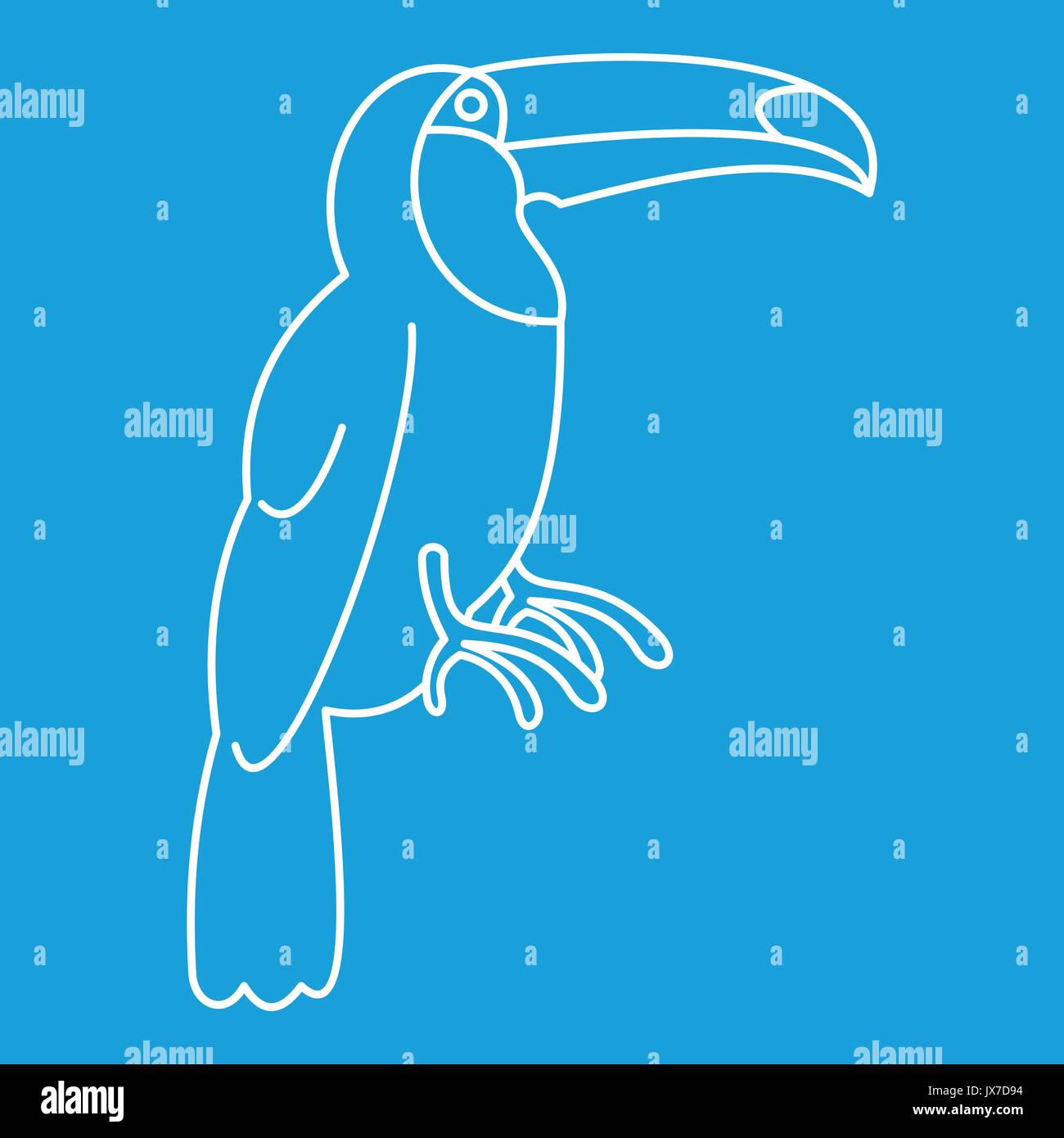 Toucan icon, simple style Stock Vector Image & Art - Alamy