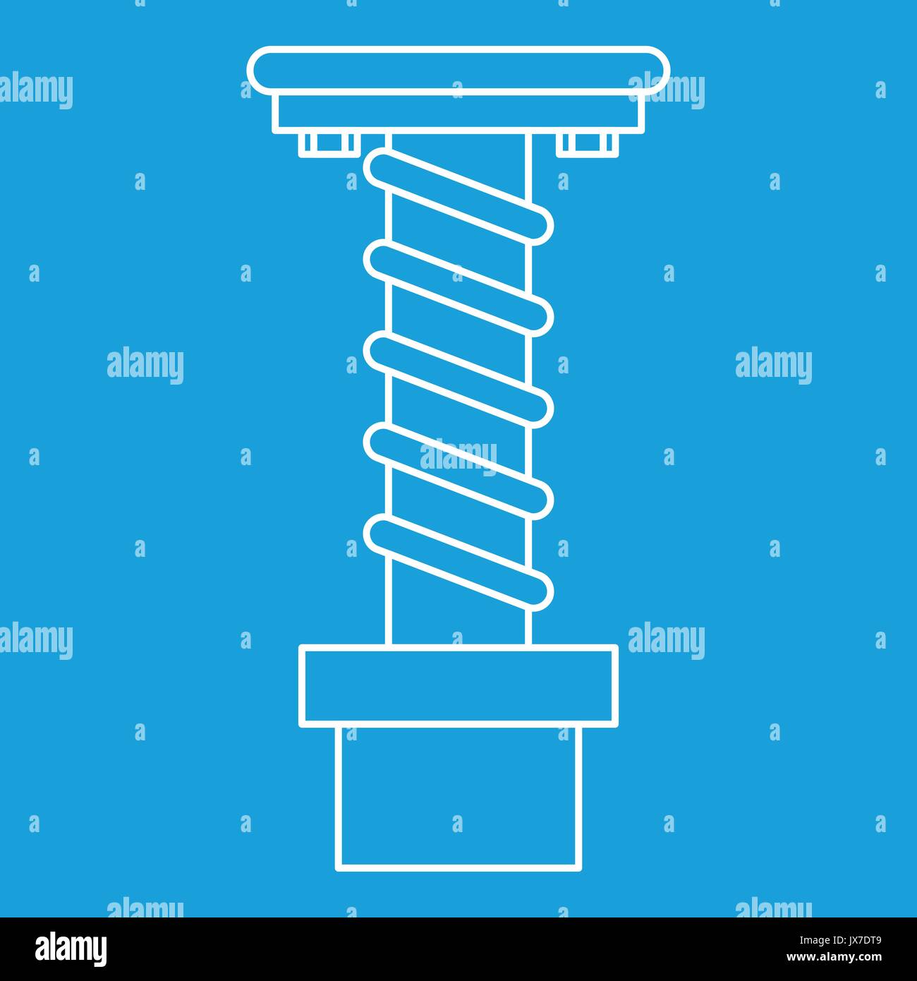 Spiral tool icon, outline style Stock Vector Image & Art - Alamy