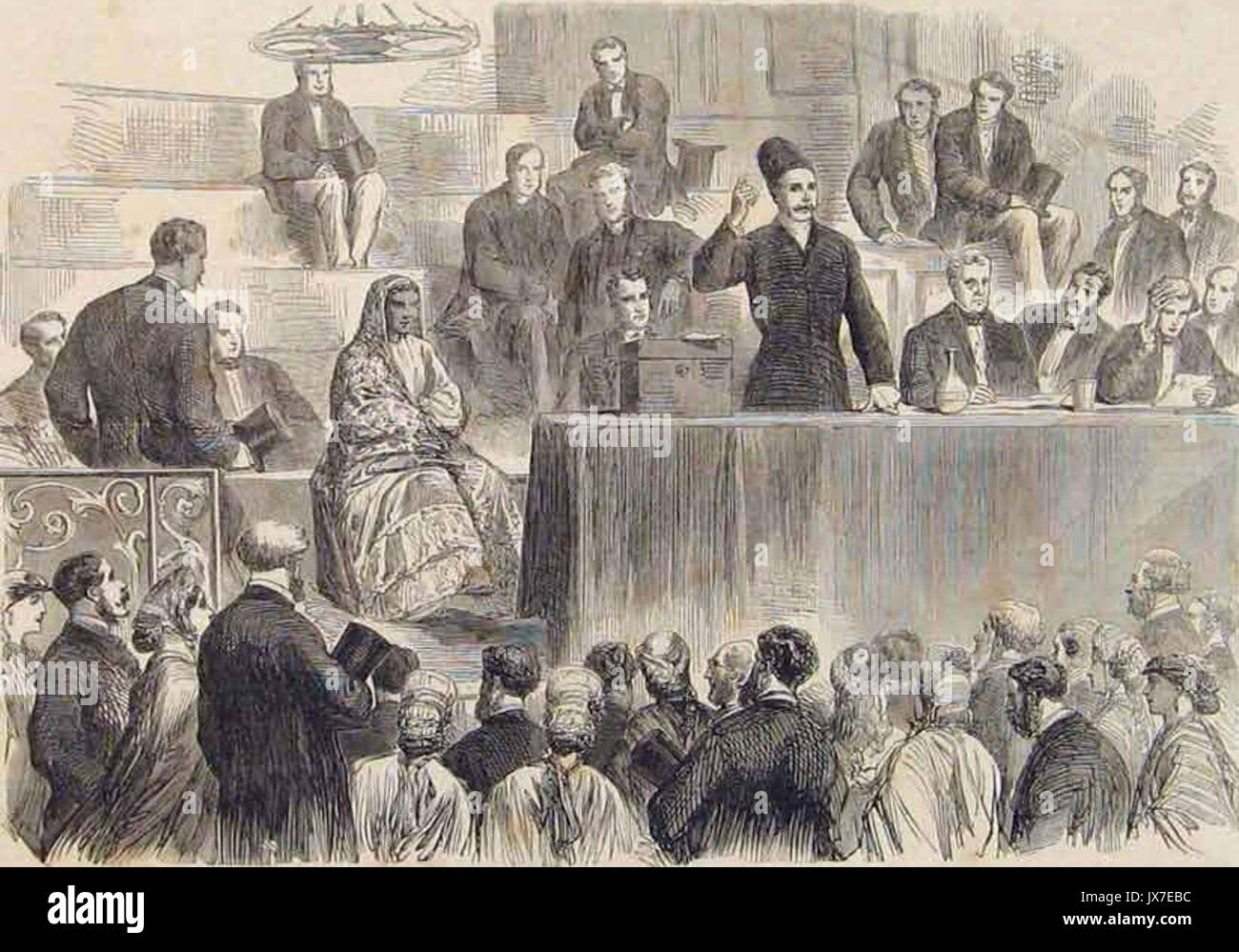Social Science Congress 1865 Maneckji Cursetji Stock Photo - Alamy