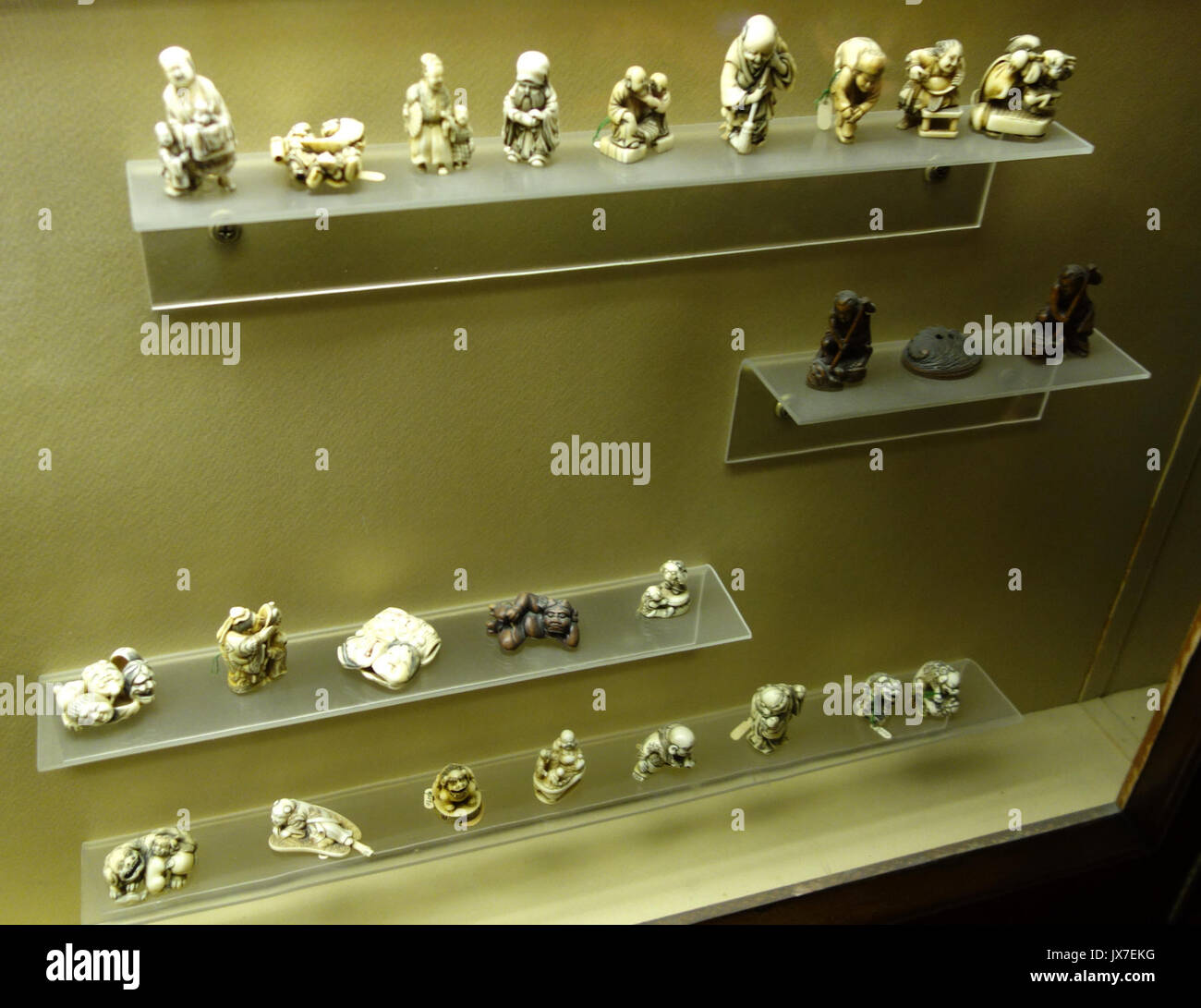 Various netsuke Fairbanks Museum and Planetarium DSC04345 Stock Photo ...