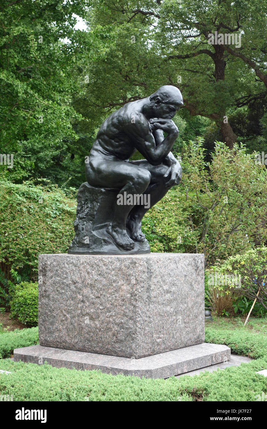 Le Penseur (enlarged replica) National Museum of Western Art, Tokyo ...