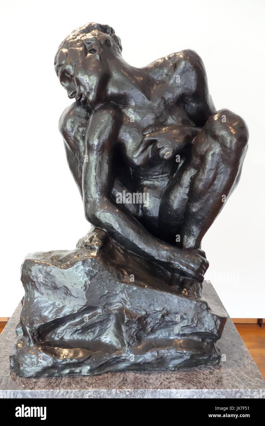 The Crouching Woman by Auguste Rodin, c 1882, enlarged c 1906 1908 ...