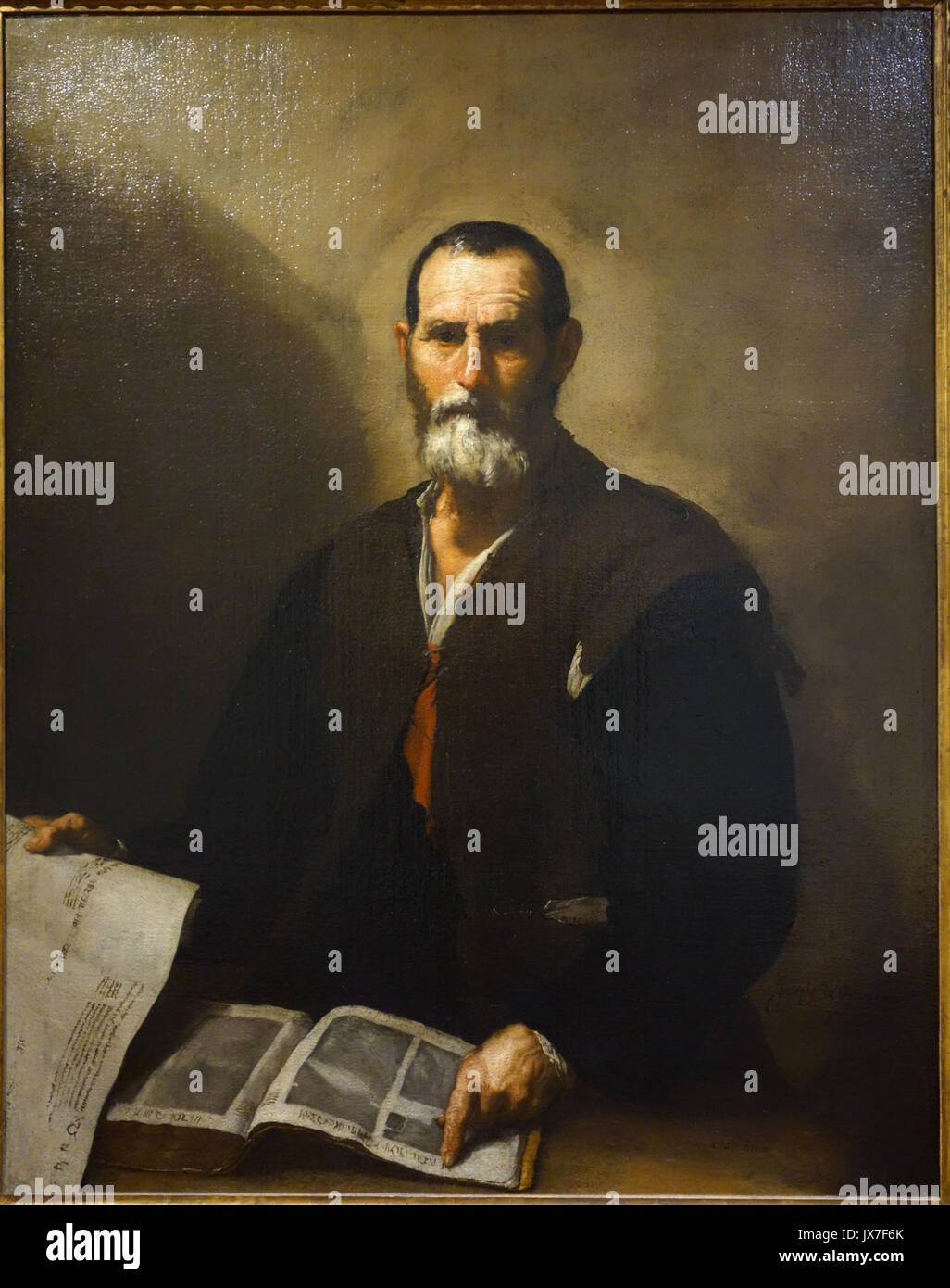 Philosopher Crates by Jusepe de Ribera, 1636, oil on canvas National ...