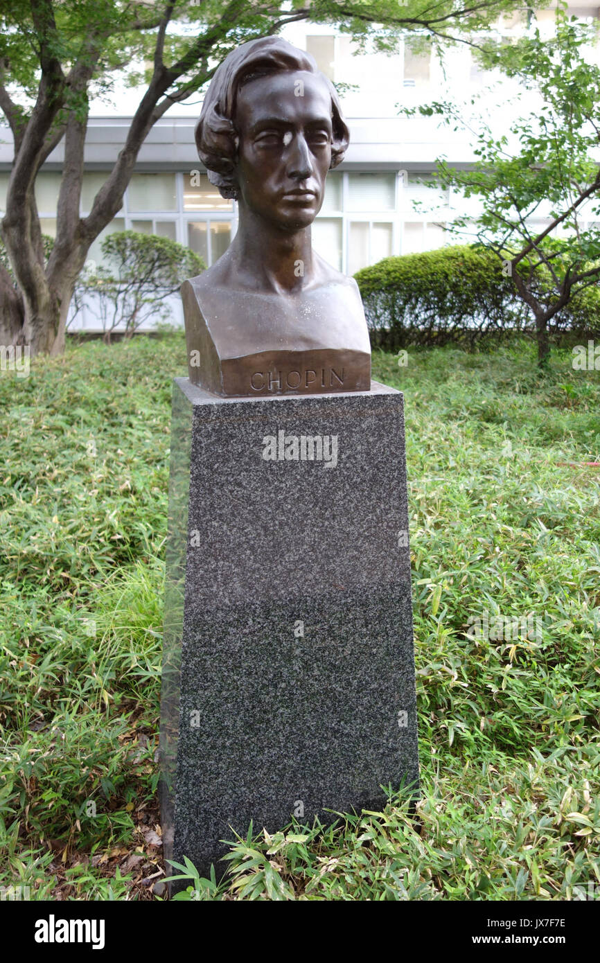 Memorial to Chopin Tokyo University of the Arts DSC08874 Stock Photo ...