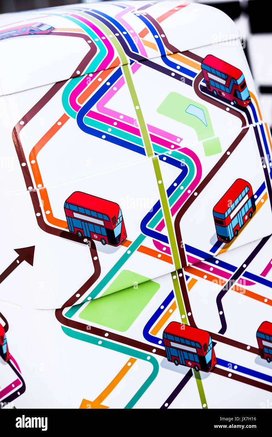 Based on one of London's newest icons, the New Routemaster. Painted and ...