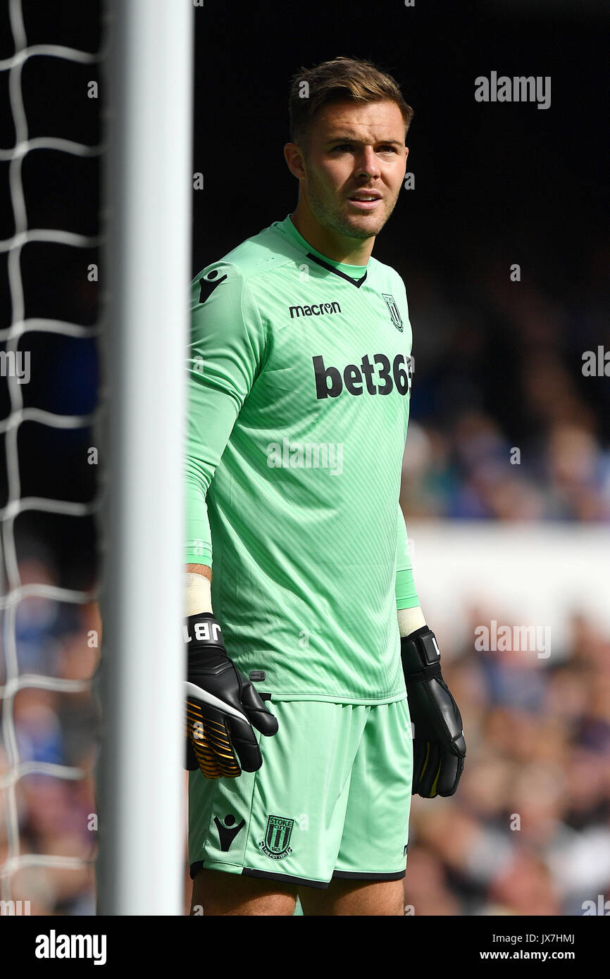 Stoke City goalkeeper Jack Butland Stock Photo - Alamy