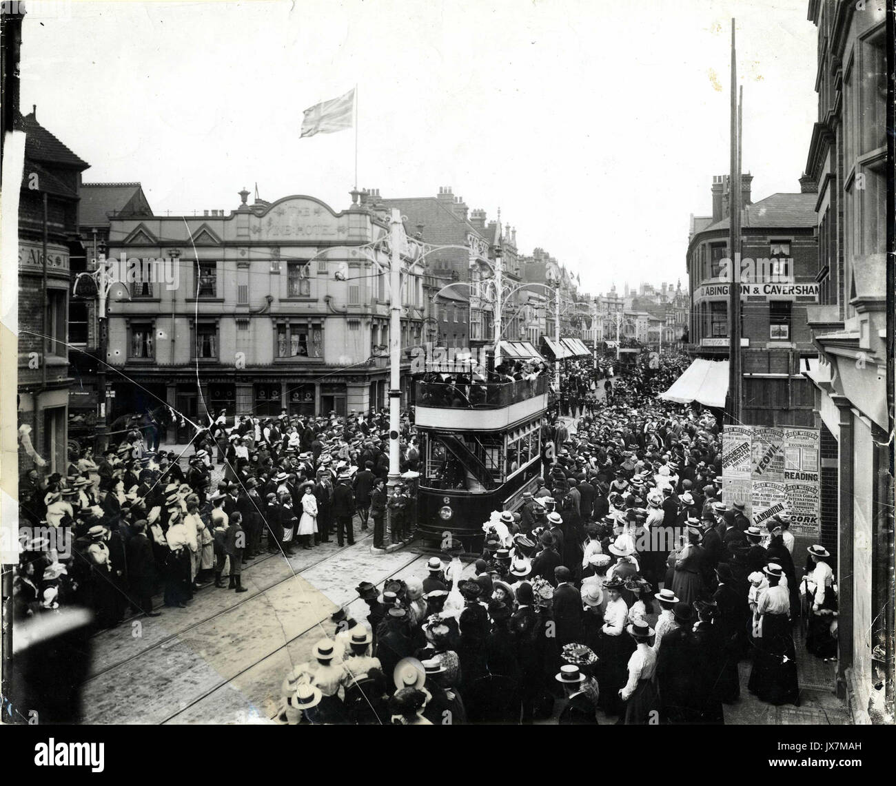 Reading Corporation Tramways, 22 July 1903 Stock Photo - Alamy