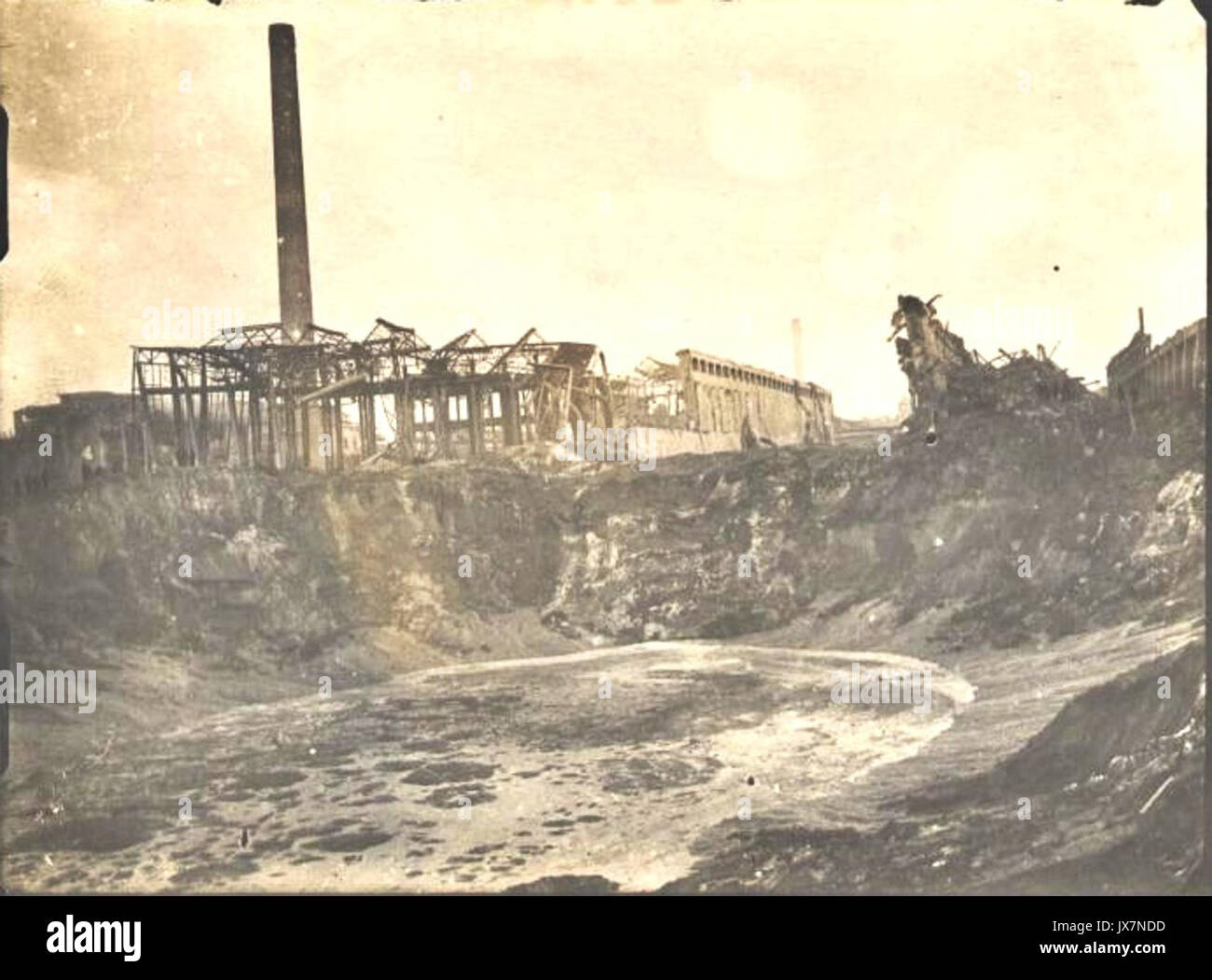 Nahaufnahme Krater Oppau 1921 1b Stock Photo - Alamy