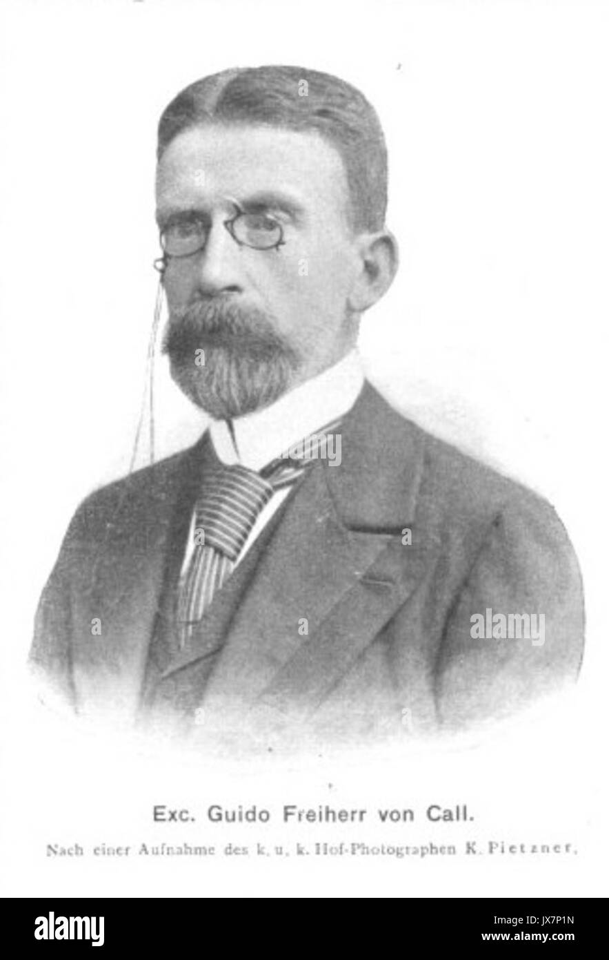Guido von Call 1900 Pietzner Stock Photo - Alamy