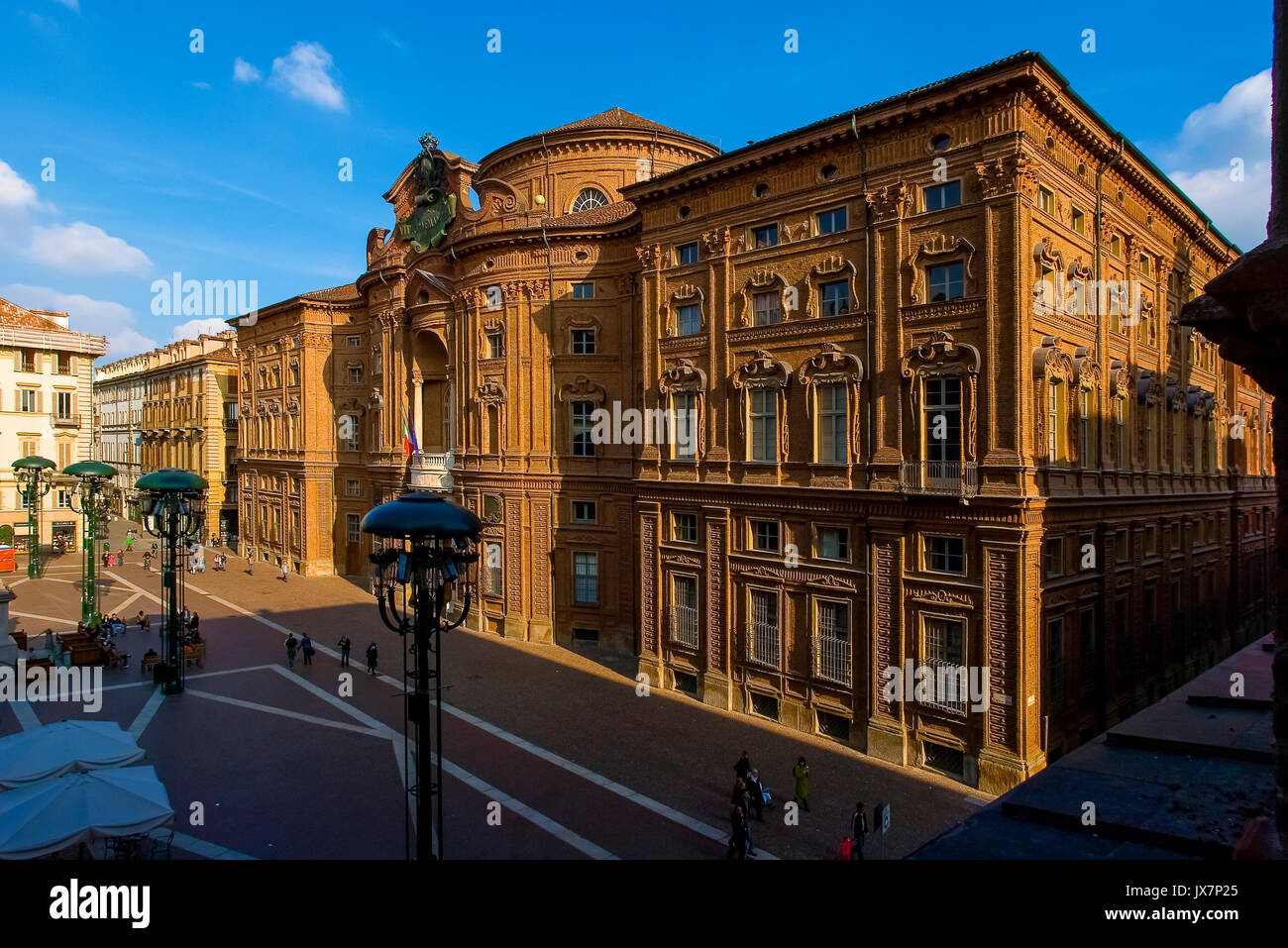 Italy Piedmont Turin Carignano palace Stock Photo - Alamy