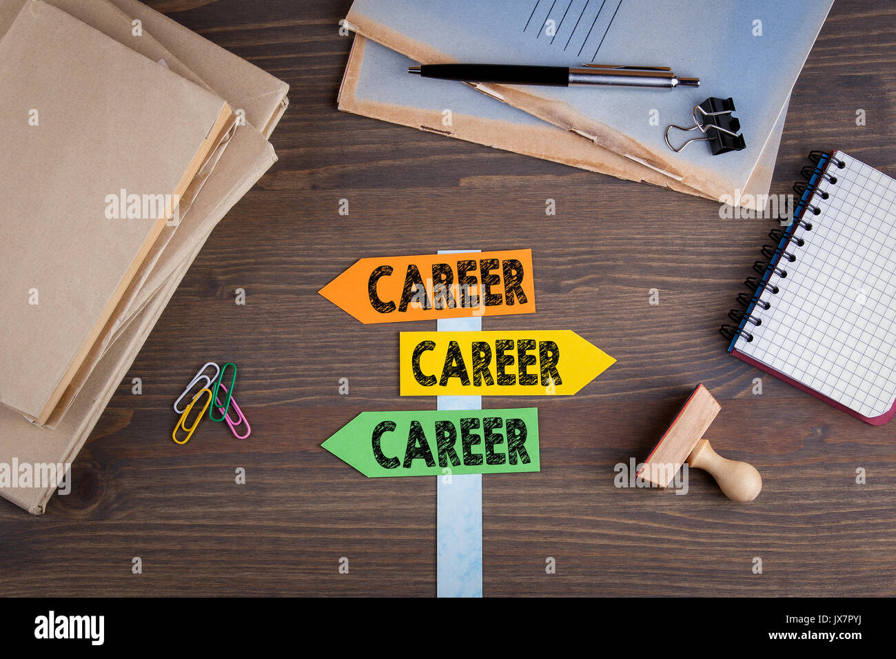 Signpost career hi-res stock photography and images - Alamy