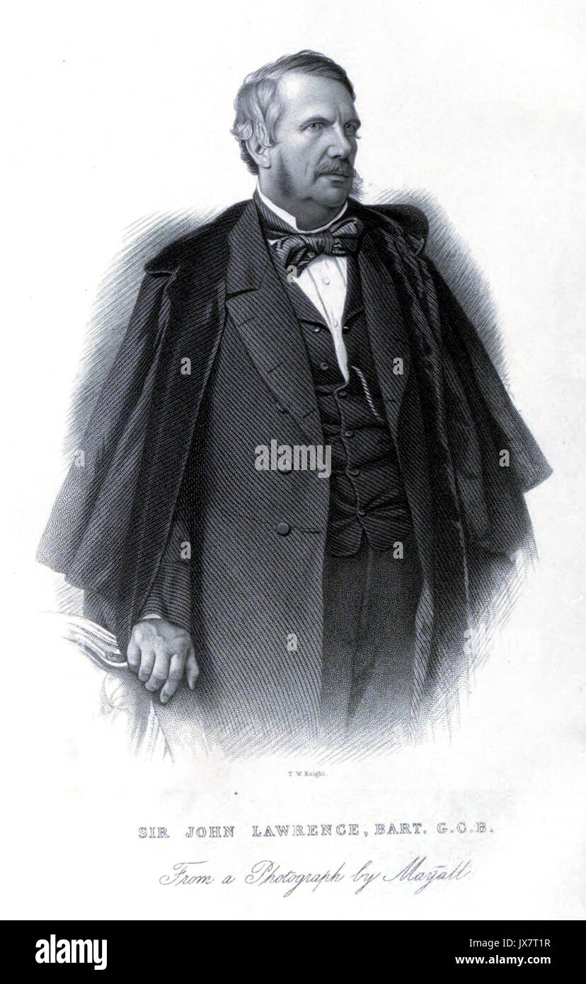 Sir John Lawrence Stock Photo - Alamy
