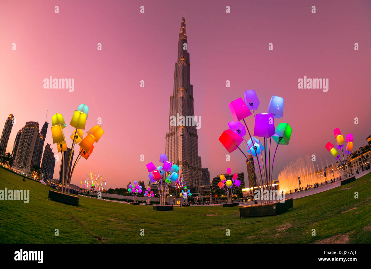 Dubai Burj Khalifa - The tallest skyscraper in the world Dubai (United ...