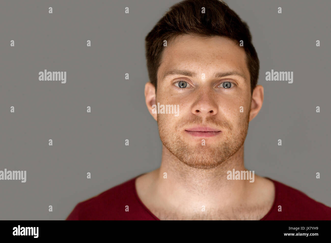 Redhead handsome young man hi-res stock photography and images - Alamy