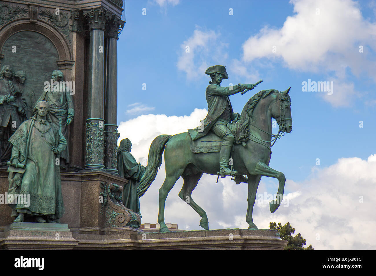 Maria theresia sculpture vienna hi-res stock photography and images - Alamy